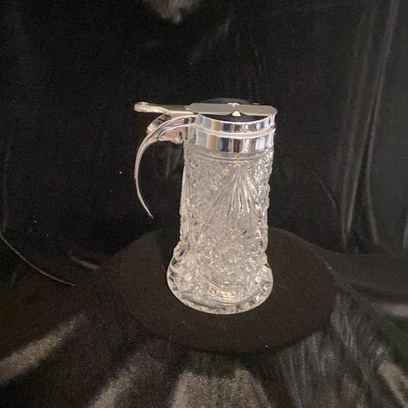 Dining | Vintage Crystal Syrup Dispenser | Poshmark